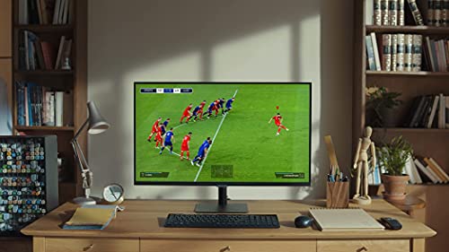 SAMSUNG 32-inch M7 Smart Monitor with Mobile Connectivity, 4K UHD, Remote Access, Office 365 (LS32AM702UNXZA) (Renewed), Black