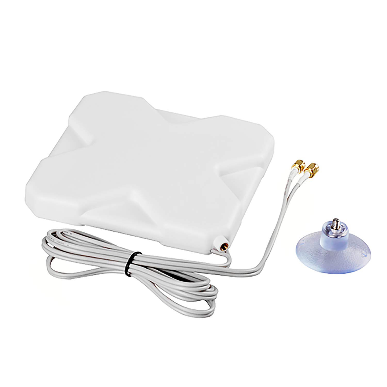 Bingfu High Gain 4G LTE Antenna 35dBi Panel MIMO SMA Male TS9 Antenna Compatible with 4G LTE Wireless CPE Router Mobile Hotspot MiFi Mobile Broadband Modem Industrial IoT Router Cellular Gateway
