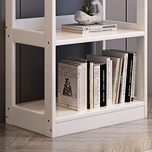 BALANBO 4-Bookshelf Cube Simple Shelf Display Rack Multifunctional Storage Display Rack Suitable for Home Office Living Room Decoration-White…