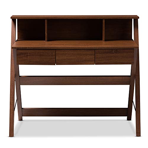 Baxton Studio Crossroads II Writing Desk