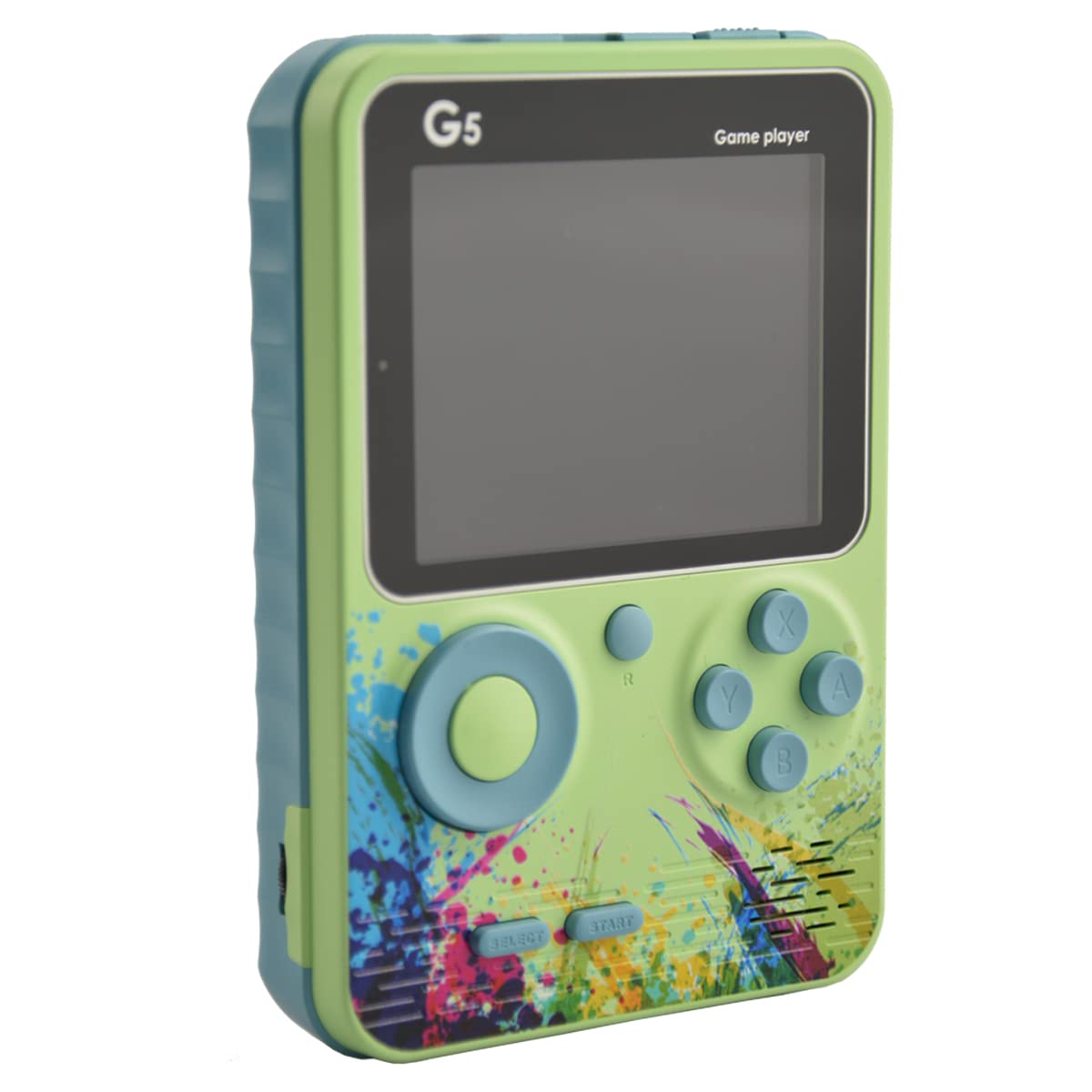 RFetomax Retro Handheld Game Console with 500 Classic FC Games,3.0-inch LCD Screen Portable Handheld Video Games for Kids and Adult, Support TV (G5-Green)