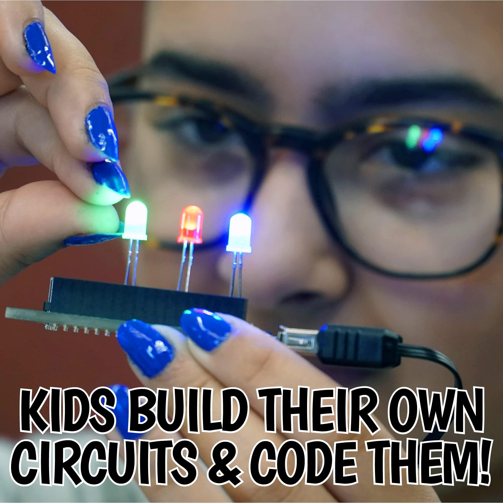 Base Kit Computer Coding Game for Kids 8-12+ and Teens to Learn Code & Electronics. Great STEM Gift for Boys & Girls for Real C++ Coding with Over 60 Projects Included.