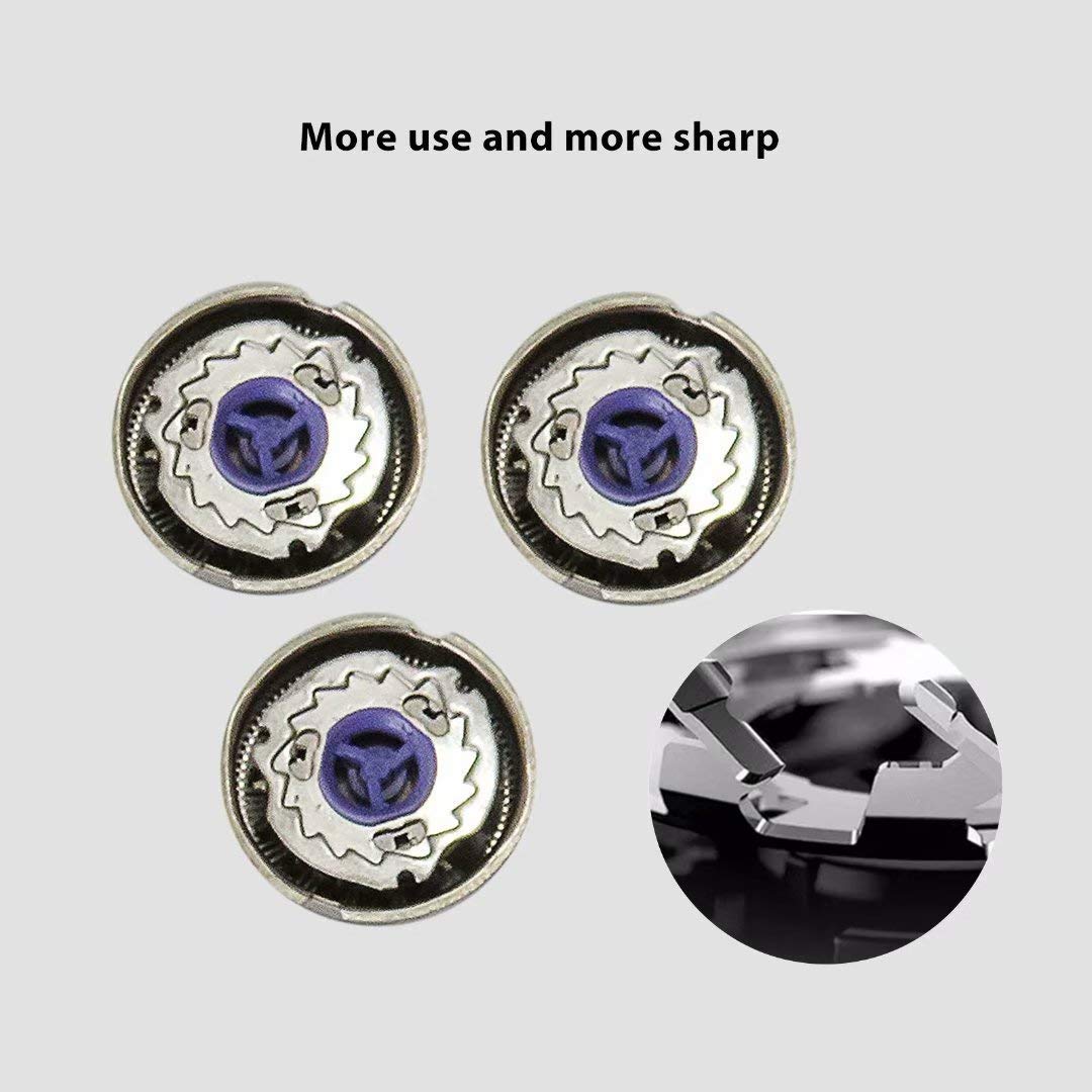 HQ56 Replacement Shaver Head compatible with Norelco HQ56/52 Reflex Plus and Micro Action Electric Razor Replacement Heads Compatible with Norelco 6613X, 6843XL, 6853XL, 6863XL, 6940LC, 31DB, 40DB
