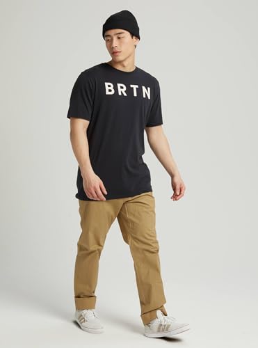 Burton Men's BRTN Short Sleeve T-Shirt, True Black, L