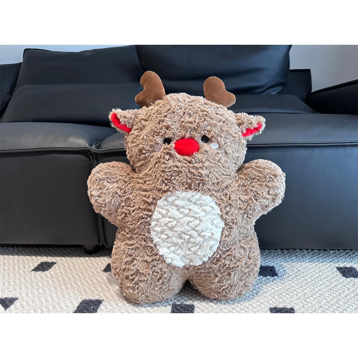 Goylmc Christmas Reindeer Plush Pillow - 19.7" Elk Stuffed Animal- Home Christmas Decoration Gift