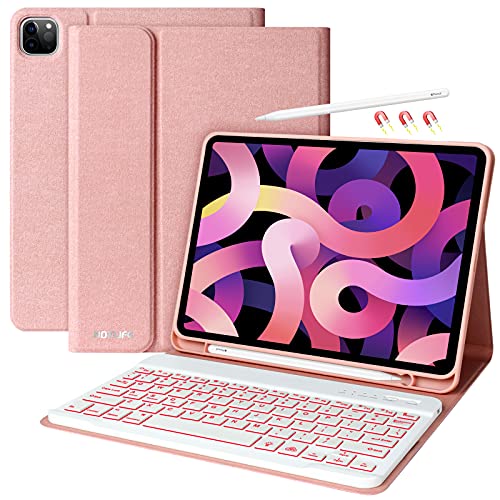 Keyboard Case for iPad Pro 11 inch (4th Gen 2022),iPad Air 5th/4th Generation Case with Keyboard,Keyboard Case for iPad Pro 11 inch 2021(3rd Gen)/2nd/1st Gen -Wireless Keyboard- Built-in Pencil Holder
