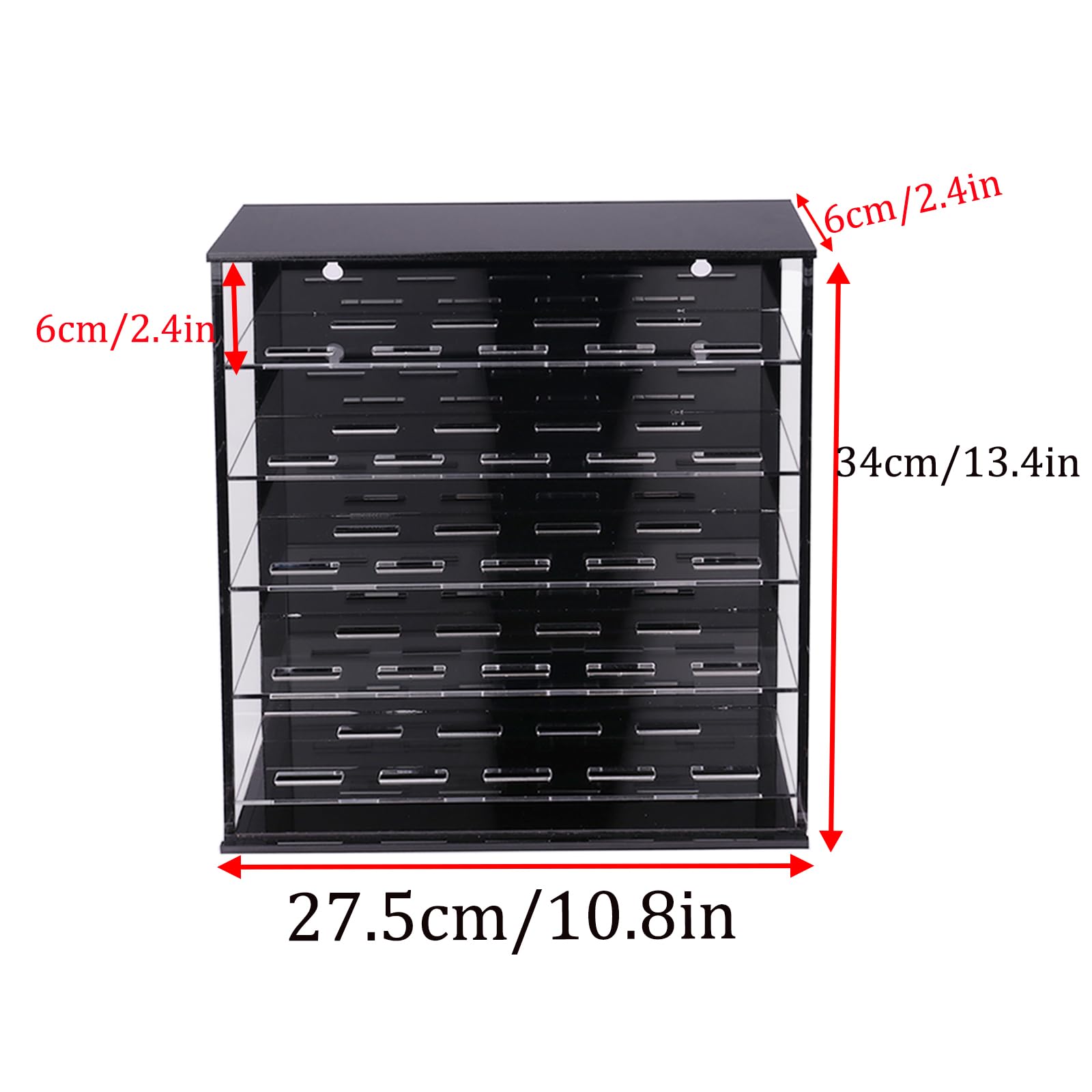 WLSANX Knife Display Stand, Pocket Knife Display Case, Pocket Knife Organizer Desktop, Knife Display Case for Wall, Acrylic Display Case Dispay Daggers, Folding Knife Organizer, Pocket Knife Holder