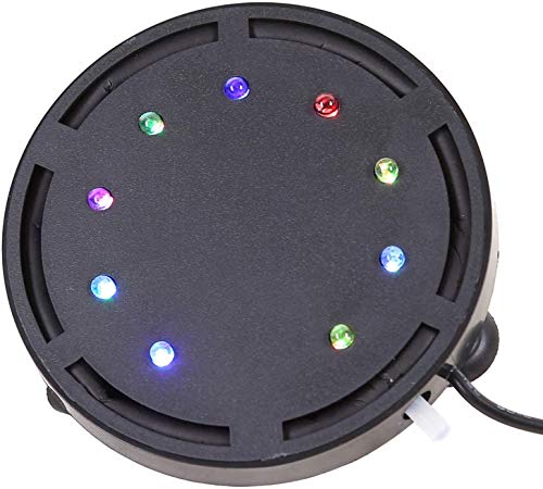 LONDAFISH Aquarium Bubble Light Aquarium Air Stone LED Light Air Pump Bubble Stone Lamp
