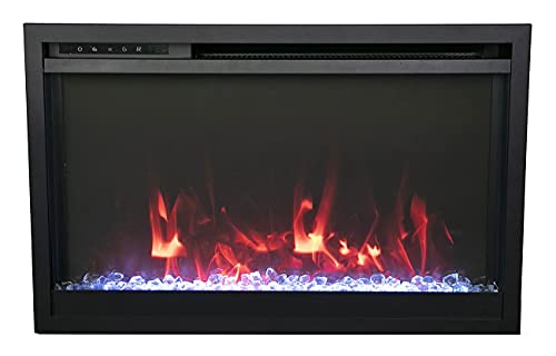 Amantii TRD Extra Slim 33" Traditional Electric Fireplace