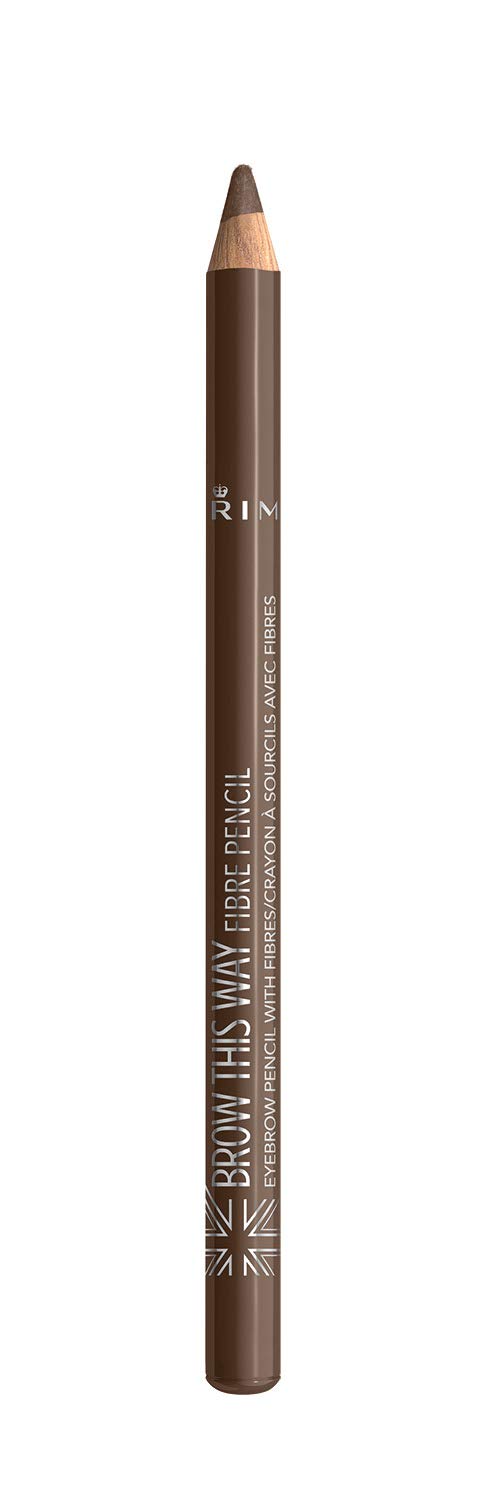 Rimmel Brow This Way Fibre Pencil, Medium Brown, Pack of 2, 0.05 Ounce
