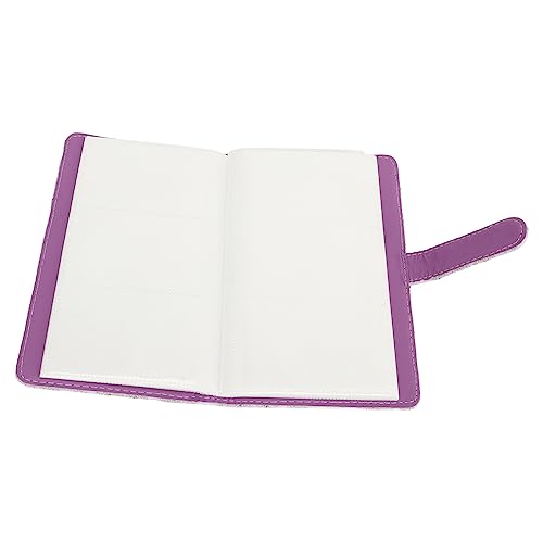 3in Transparent Photo Album Book for Fujifilm Mini 12 - Purple Lace Flower Pattern