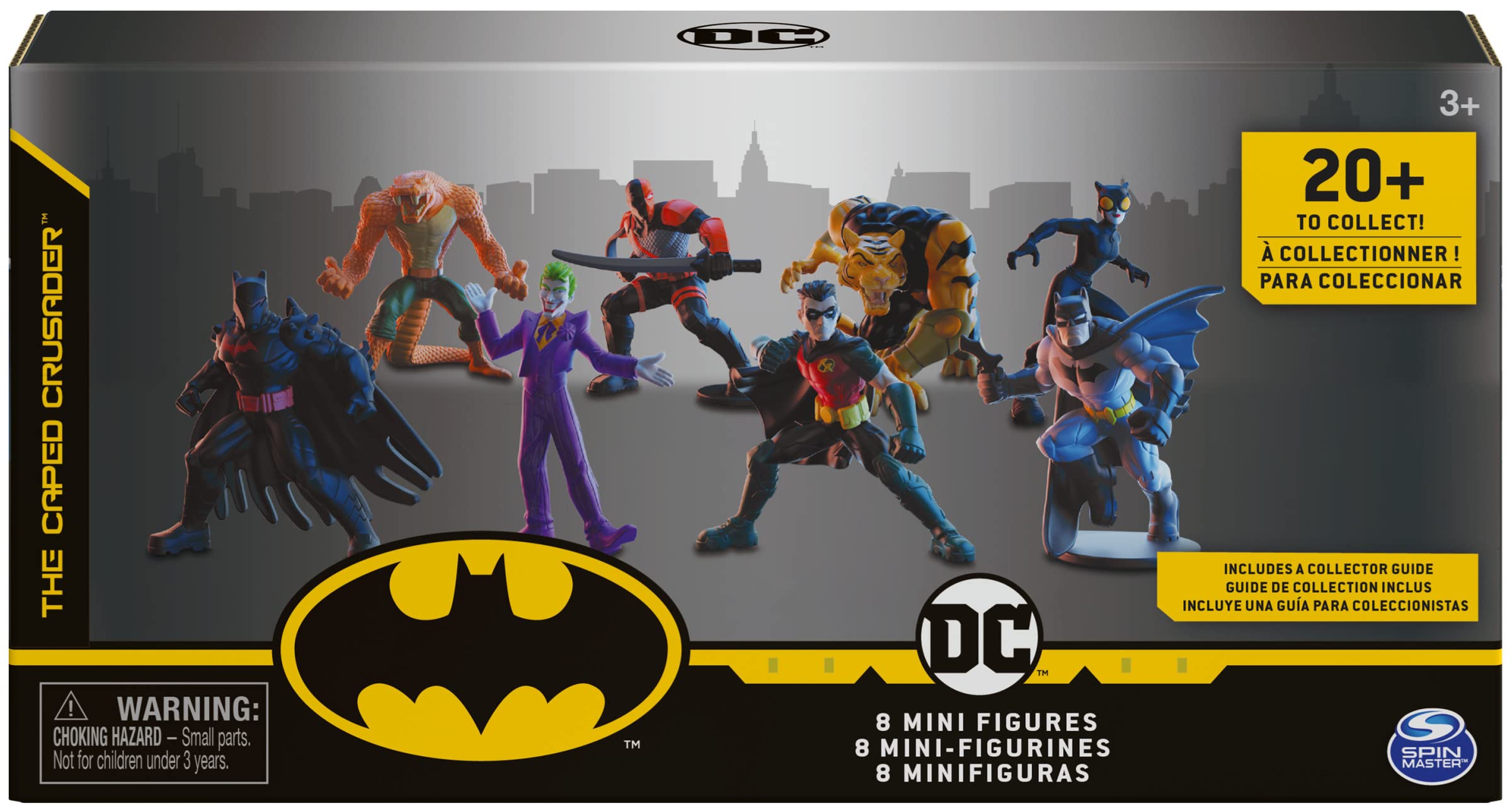 Batman 2-inch Scale 8-Pack of Collectible Mini Action Figures (Amazon Exclusive), Kids Toys for Boys Aged 3 and up