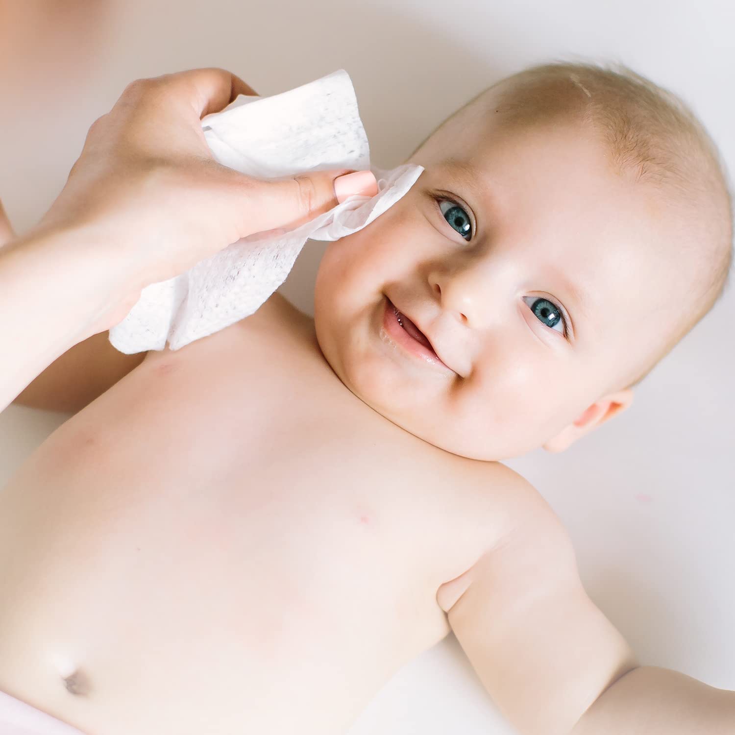 Natural Essentials Lil' Peepers Bundle - Baby Eyelid Cleansing Wipes, (30Ct) & 2 Packs of Moisturizing Nose Wipes (64 Wipes)