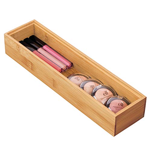 iDesign 41850 InterDesign Stackable Box-Bamboo, 3β x 12β x 2β Formbu Drawer Organizer - 3" x 12" x 2", 3" x 12"