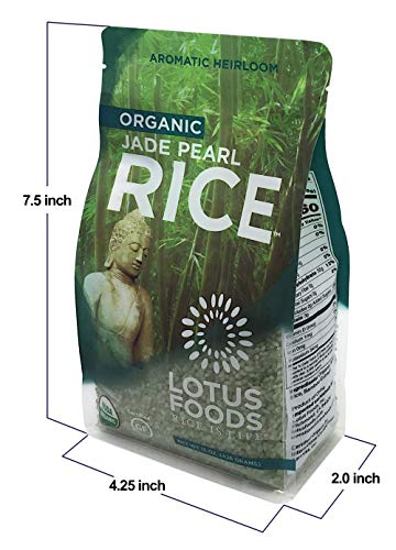 Lotus Foods Organic Jade Pearl Rice, 15 Ounce (packaging may vary)