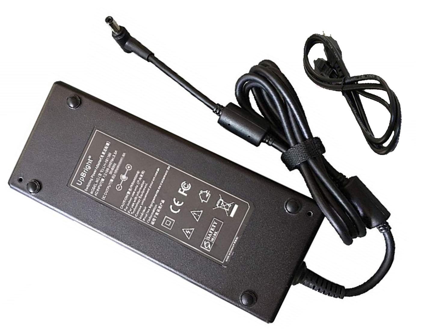 UpBright 19.5V 11.8A 230W AC/DC Adapter Compatible with ASUS ROG GR8 II-T043Z II-T057Z II-T058Z II-T069Z II-6GT027Z II-6GT034Z II-6GT046Z GR8II VR Ready Mini PC (6.0mm_3.7mm with Central pin Inside)