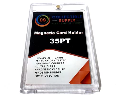 5 Pack Collectible Supply Magnetic Card Holder 35 PT. (5 Total Holders) Trading Gaming Storage & Protection