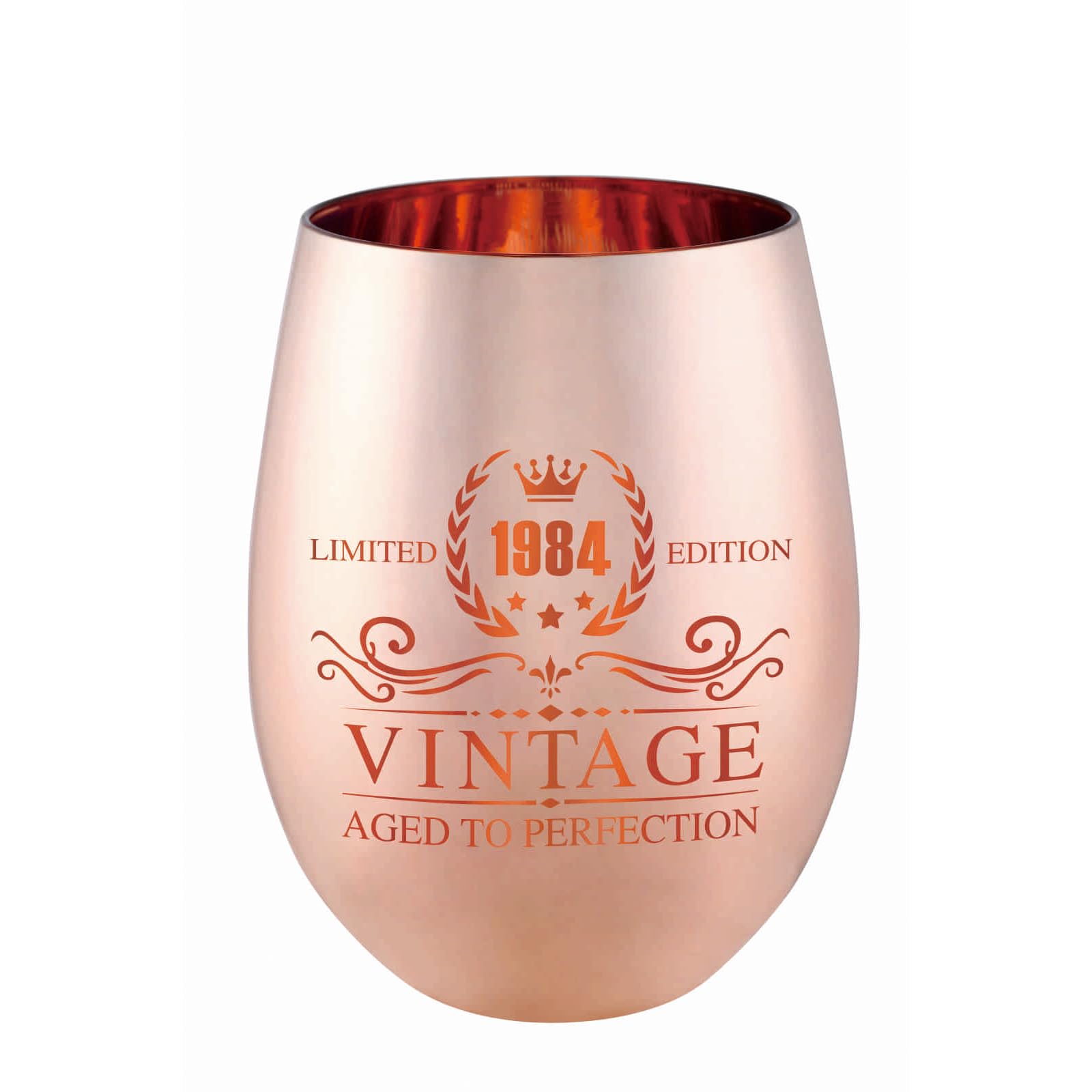 40th Birthday Gifts for Women - Vintage 1984 Wine Glass - 40th Birthday Decorations for Her - Funny Bday Present Ideas