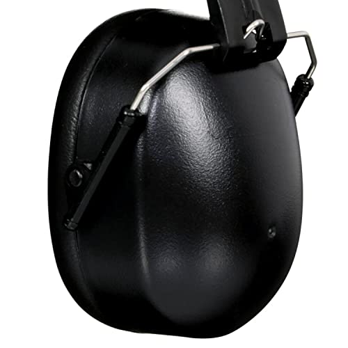 3M Folding Earmuff, Black, NRR 25dB, 1 Count (Pack of 1)