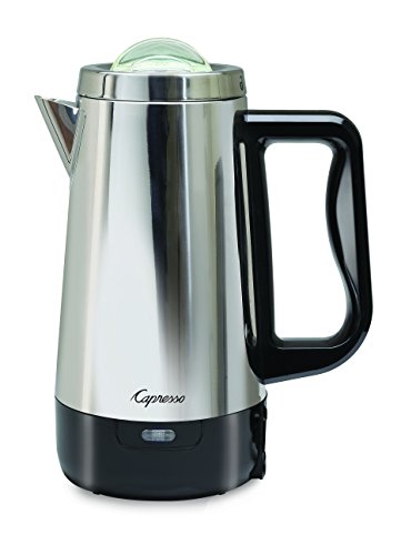 Capresso 8 Cup Perk, Coffee Maker, Metallic