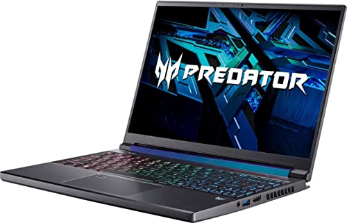 Acer Predator Triton 300 SE-14” 165Hz Creator/Gaming Laptop, Intel Core i7 12700H, NVIDIA GeForce RTX 3060, 16GB LPDDR5 RAM, 512GB SSD Storage, Backlit KB, Fingerprint, Win11, Gray, W/GaLiMu