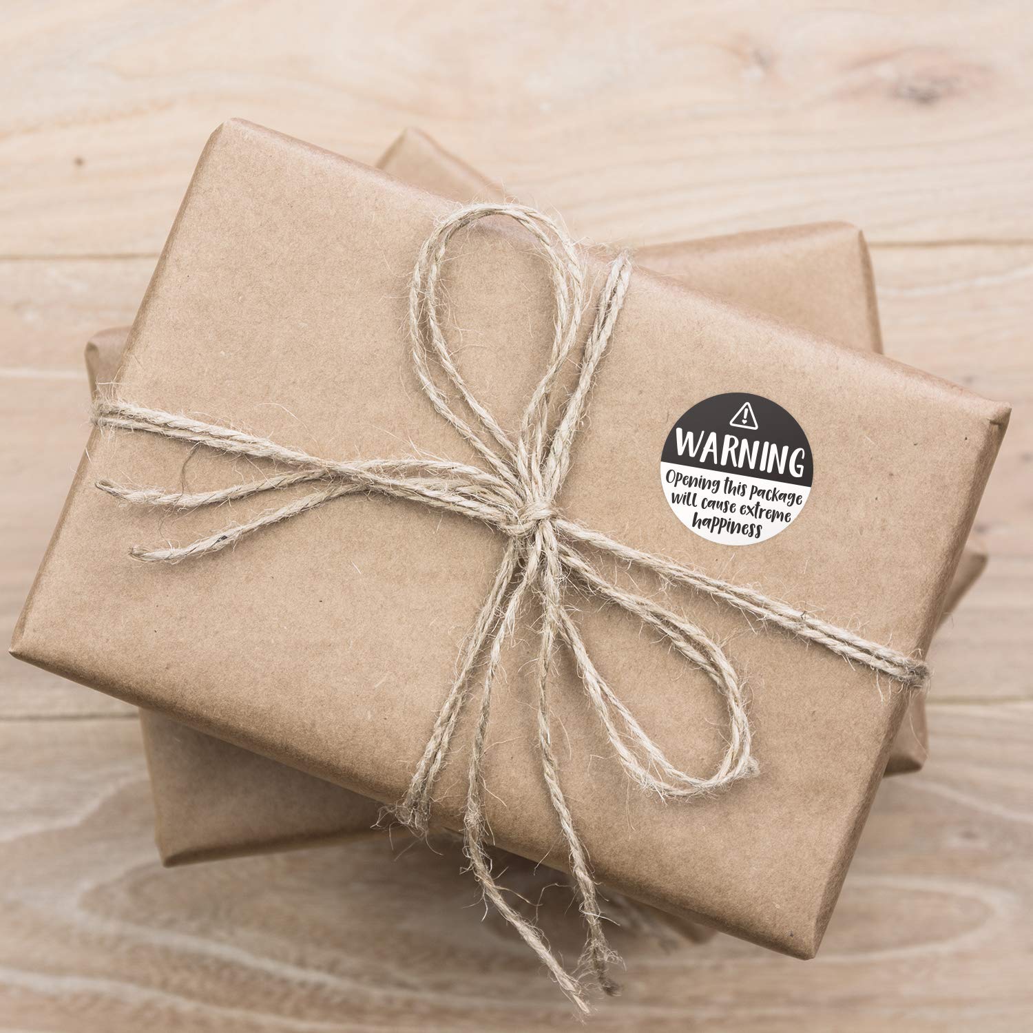 Black and White Adorable Warning Extreme Happiness Labels / 500 Cute Small Business Package Stickers / 1.5" Labels Adorable Happy Mail Envelope Seals/Made in The USA