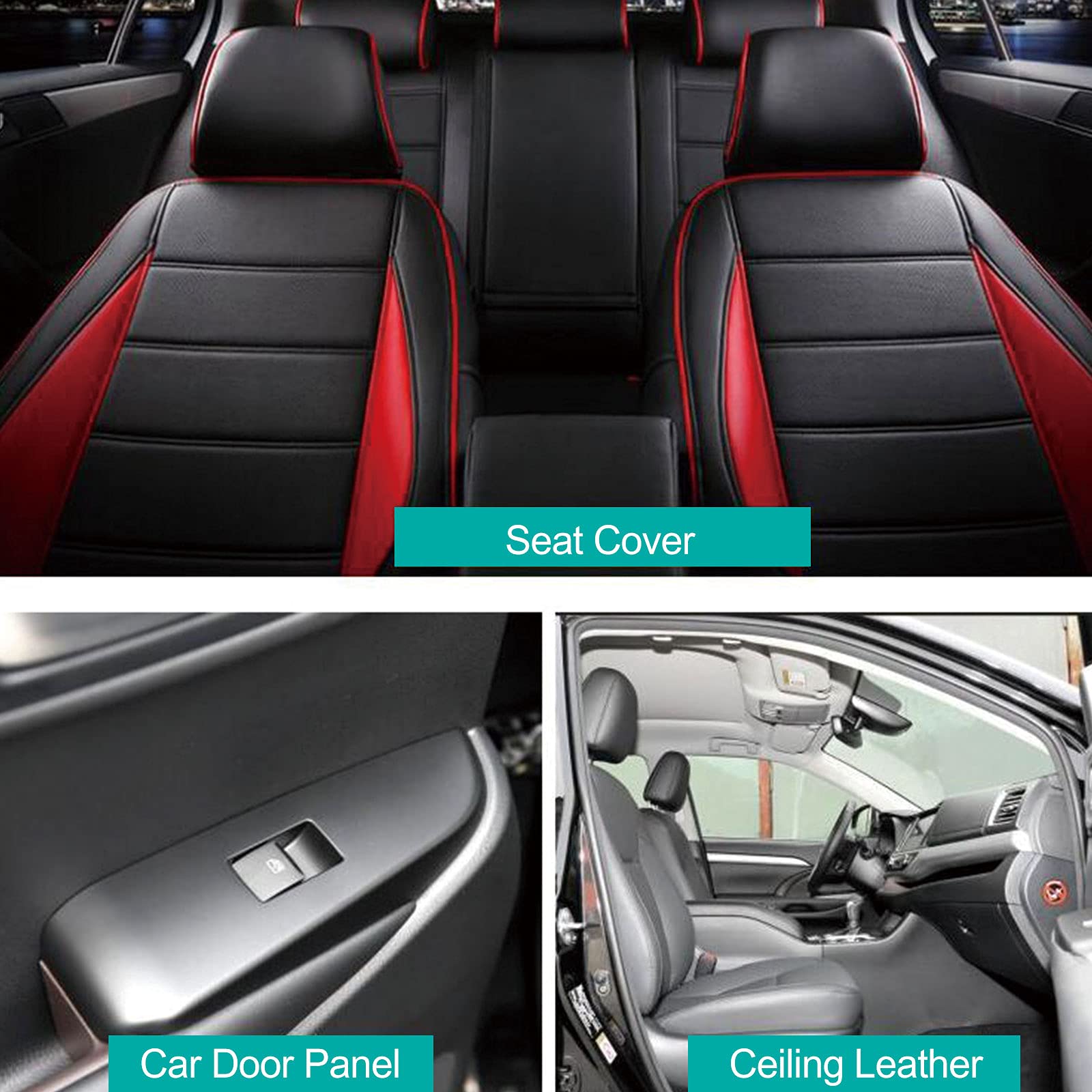 Artificial Leather Fabric Marine Vinyl Material Synthetic Fabrics Soft and Wear-Resisting Hypoallergenic for DIY Upholstery Easy to Clean (1Yard, Black)