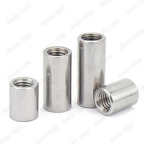 304 Stainless Steel Lengthen Round Nut Standoff Spacer Pillar M3 M4 M5 M6 to M20 (M5*12*Φ10,2)