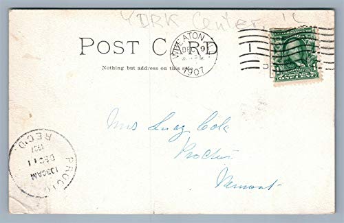 YORK CENTRE IL OLD DUTCH WIND MILL ANTIQUE POSTCARD