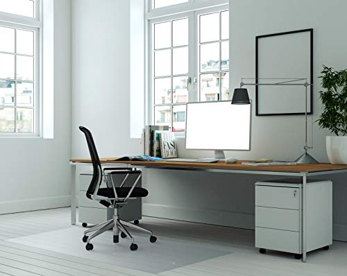 Amazon Basics Polycarbonate Office Chair Mat for Hard Floors, Large - 59 x 79-Inch, Clear