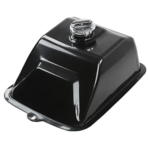 ATV Fuel Tank with Cap, ATV Metal Gas Tank with Cap No Oil Leakage for 150cc 200cc 250cc ATV Quad 4 Wheeler Fuel Tank