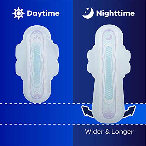 Always Ultra Thin Feminine Pads For Women, Size 3 Extra Heavy Long Absorbency, Multipack, With Wings, Unscented, 38 Count x 3 Packs (114 Count total)