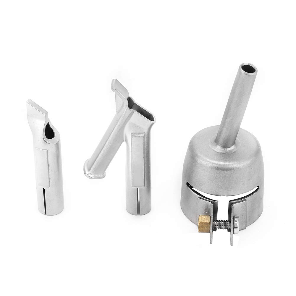 3pcs 5mm Hot Air Welding Gun Quick Welding Nozzle Tips for PVC Plastic Hot Air Gun for Welding of Plastic Sheets like PP, PVC