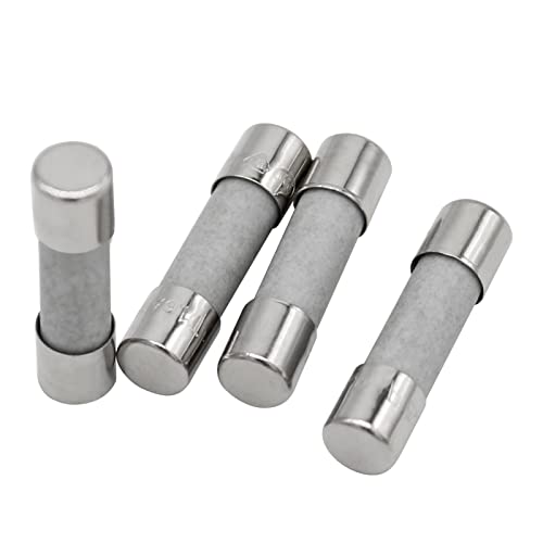 BBQ-PLUS Grill Fuse Replacement Parts for Weber Smokefire EX4/EX6 Wood Fired Pellet Grill- 4 Pcs Slow Blow Pellet Smoker Grill Ceramic Fuses,T1.5A250V