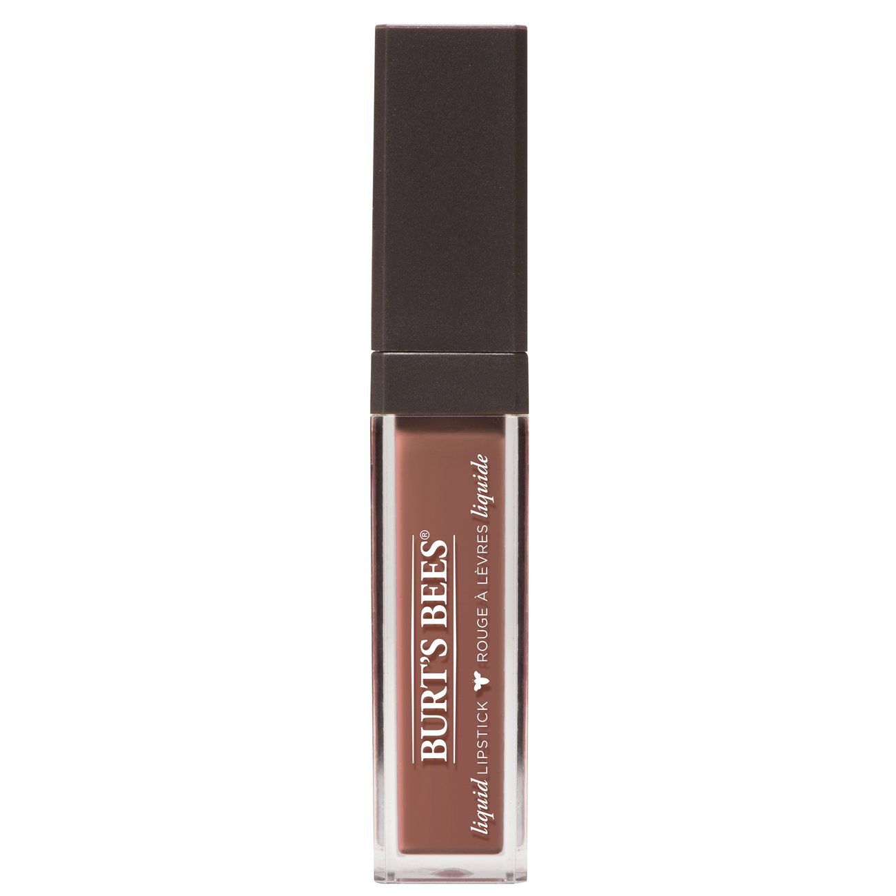 Burt's Bees 100% Natural Glossy Liquid Lipstick, Sandy Seas, 1 Tube