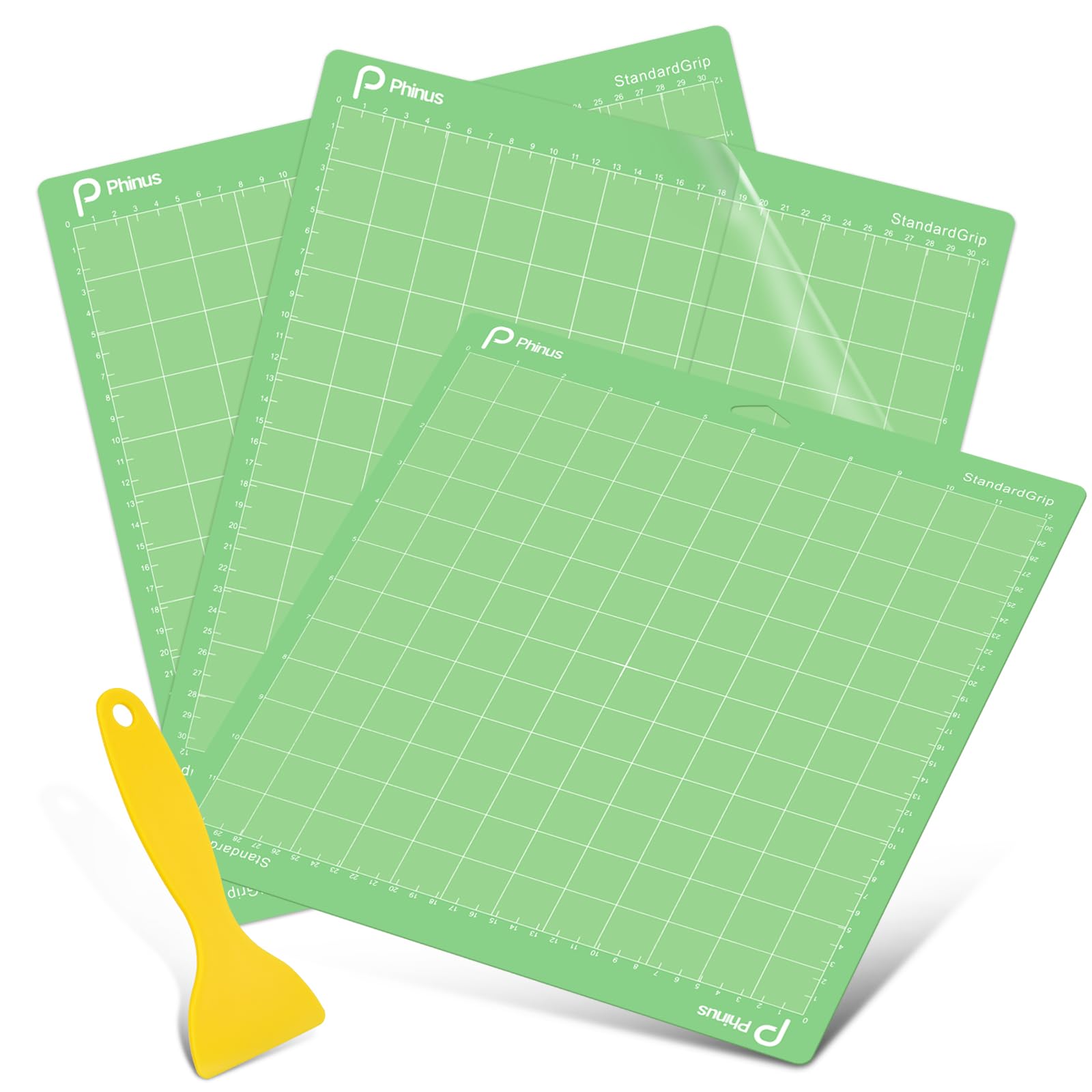 3 Pack Standard Grip Mat 12x12, Reusable Cutting Mats for Crafts, Cutting Mats for Maker 3/Maker/Explore 3/Air 2/Air/One