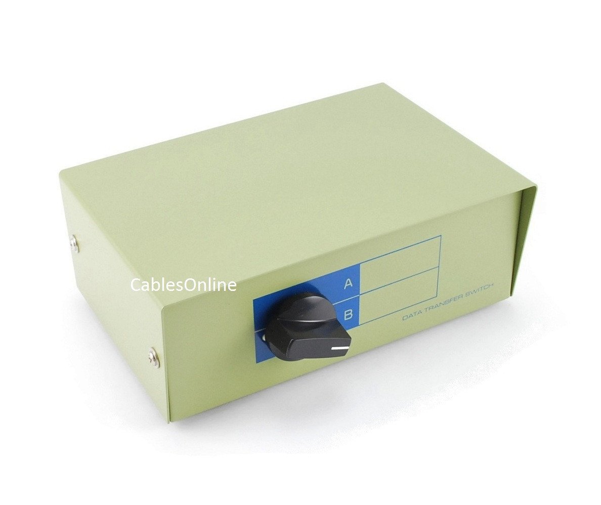 CablesOnline 2-Way VGA (HD15) Manual Switch Box (SB-008)
