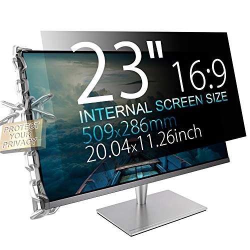 MAYAMANG 23" (16:9 Aspect Ratio) Privacy Screen Protector for Widescreen Computer Monitor - 20.04x11.26 inch/509x286 mm - Privacy Filter Display Filter Film for Data confidentiality