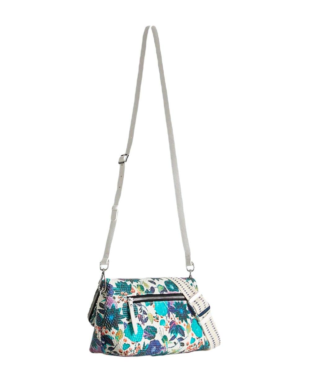 Desigual woMens Casual Across Body Bag, Blue, U US