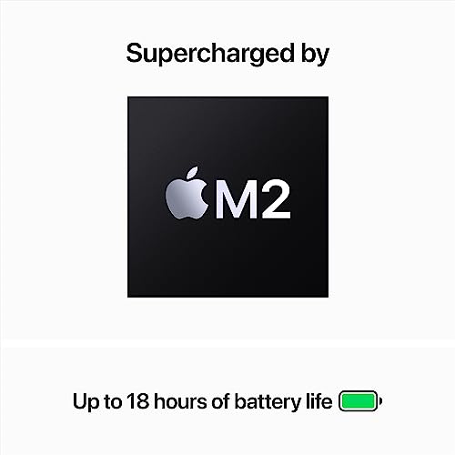 Apple 2023 MacBook Air Laptop with M2 chip: 15.3-inch Liquid Retina Display, 8GB Unified Memory, 256GB SSD Storage, 1080p FaceTime HD Camera, Touch ID. Works with iPhone/iPad; Starlight