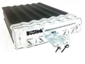 BUSlink CipherShield Dual Keys FIPS 140-2 Level 2 HIPAA 512-bit AES USB 3.0/eSATA Hardware Encrypted External Desktop Hard Drive (10TB)