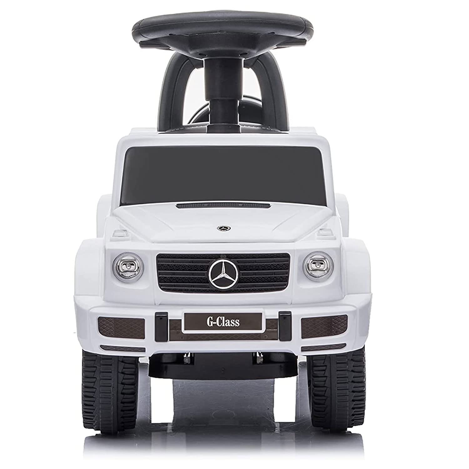 Best Ride On Cars Mercedes G-Wagon Push Car, White, Large