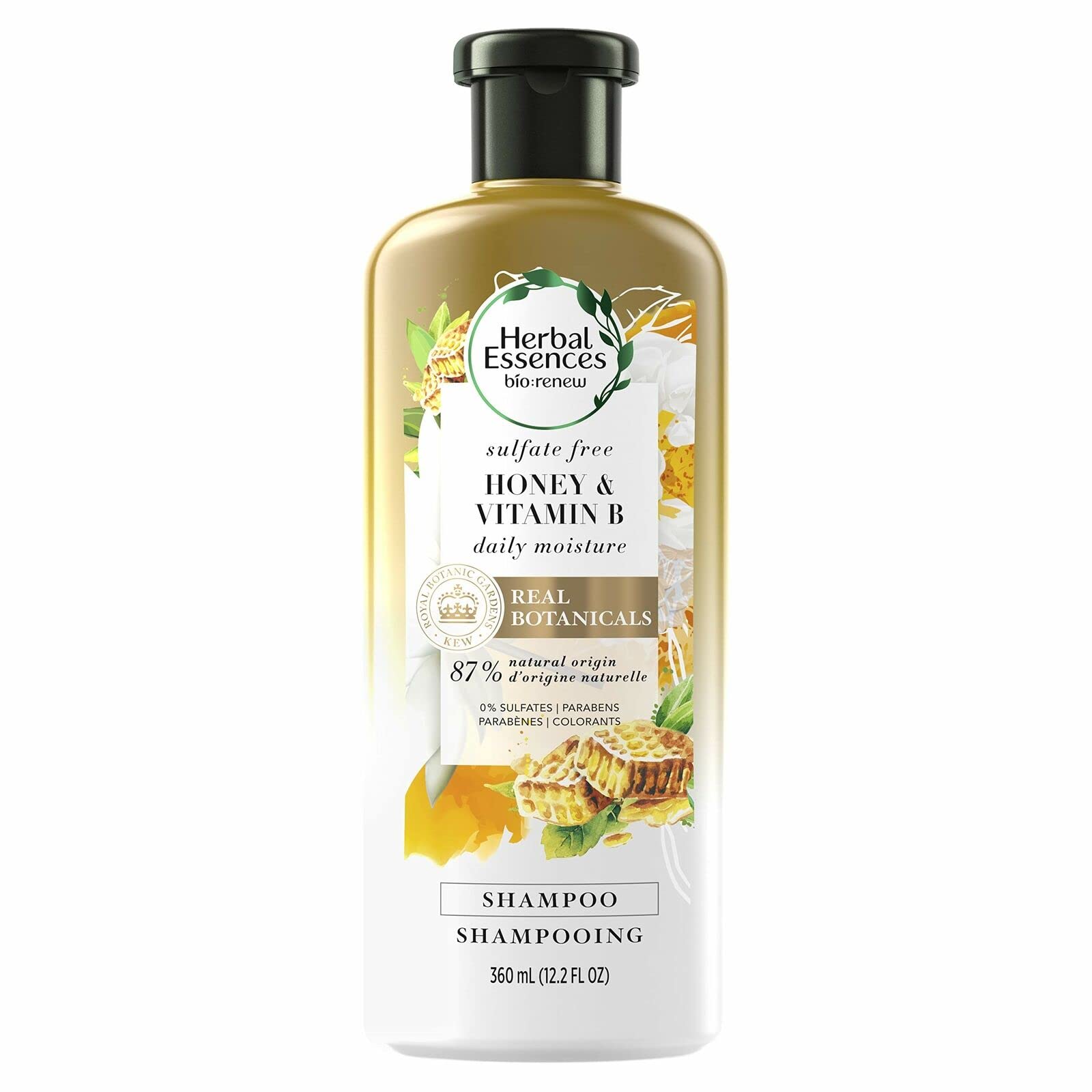 Herbal Essences Bio:renew Honey & Vitamin B Sulfate-Free Moisture Shampoo, 12.2 Fluid Ounce