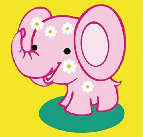 898 5D DIY Diamond Mosaic Kits for Kids,Beginners Art Crafts Kits for Girls and Boys , with Frame Rhinestone Embroidery Cross Stitch Arts Craft Wall Decor(Elephant)