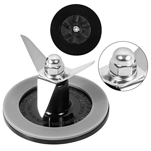 Blender Cutting Assembly ,Blender Blade Replacement Parts with Gasket fits Cuisinart Blenders CBT-500, SB5600, CB600,BFP-10CH…by Aooba