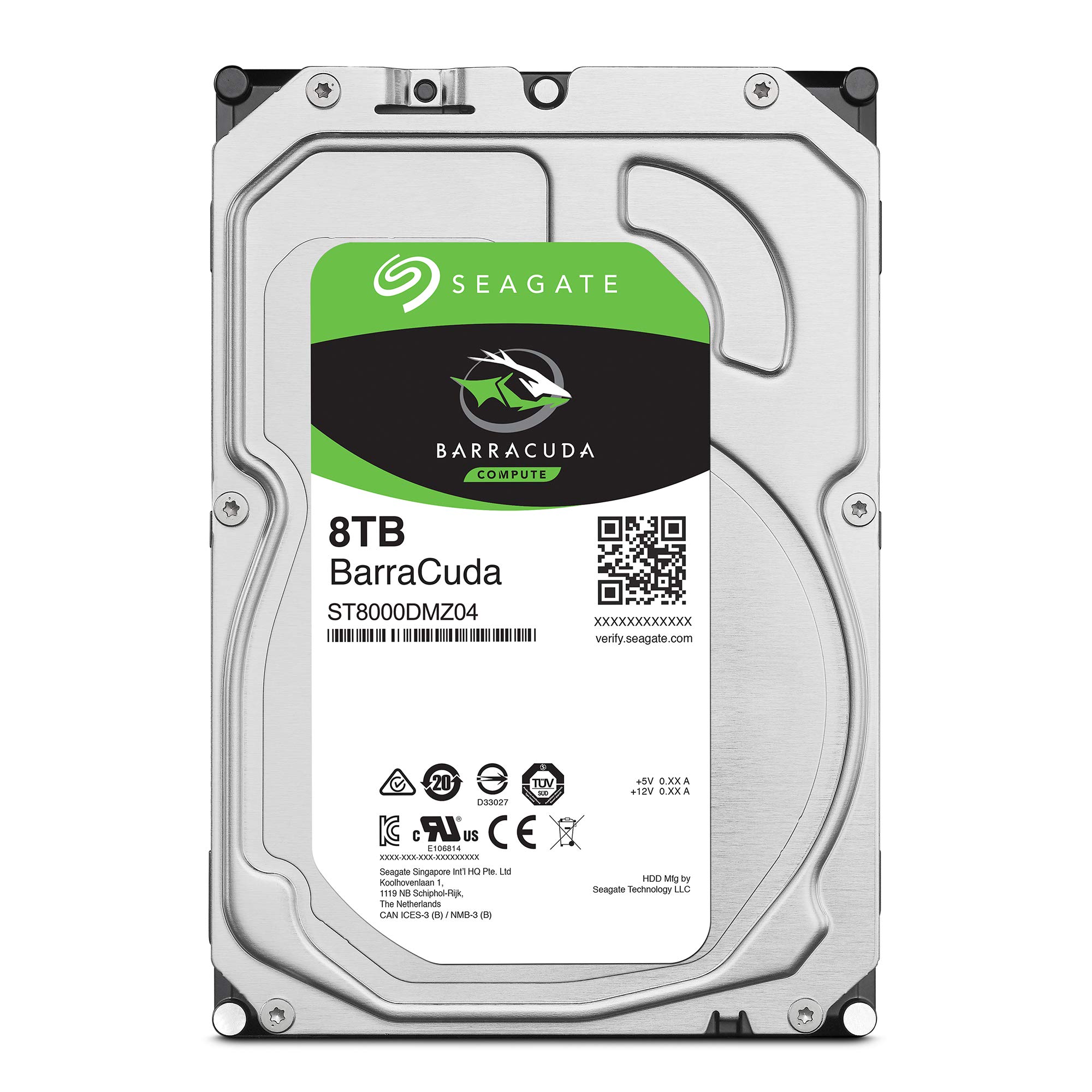 Seagate BarraCuda Pro 8TB Internal Hard Drive Performance HDD β 3.5 Inch SATA 6 Gb/s 5400 RPM 256MB Cache for Computer Desktop PC Laptop, Data Recovery β Frustration Free Packaging (ST8000DM004)