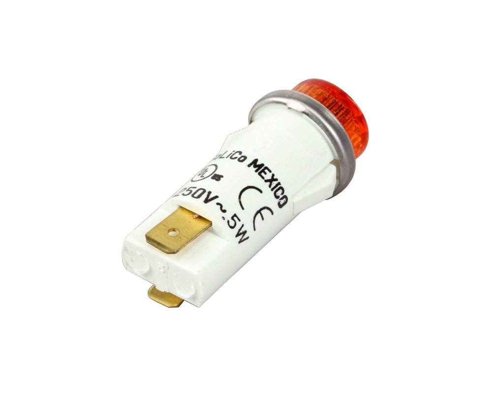 Blodgett 16539 250 Volt Round Amber Indicator Light