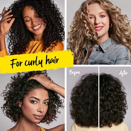 Marc Anthony Curly Hair Shampoo, Strictly Curls - 3x Moisture For Curl Defining & Curl Enhancing - Shea Butter, Marula Oil, Aloe Vera & Coconut Cream - Sulfate Free & Color Safe For Dry Damaged Hair