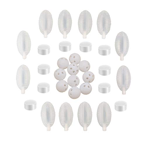 30pcs Rattle Box Repair Toy-Squeakers, Rattle Balls, Rattles Boxes Mixed for Sewing in Noise Maker Insert Pet Baby Toys