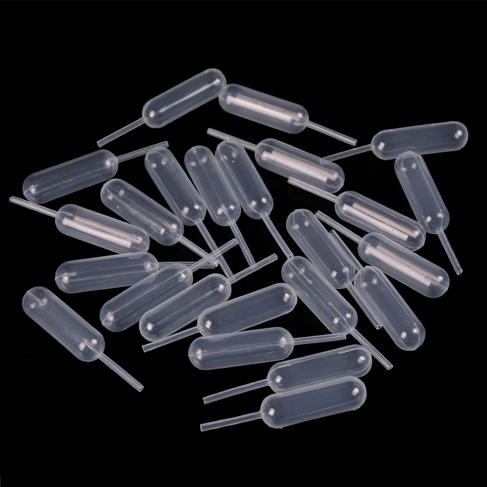 Buytra 250 Pack 4ml Plastic Cupcake Pipettes Liquor Injector Disposable Transfer Pipettes Eye Dropper for Chocolate, Strawberry, Food